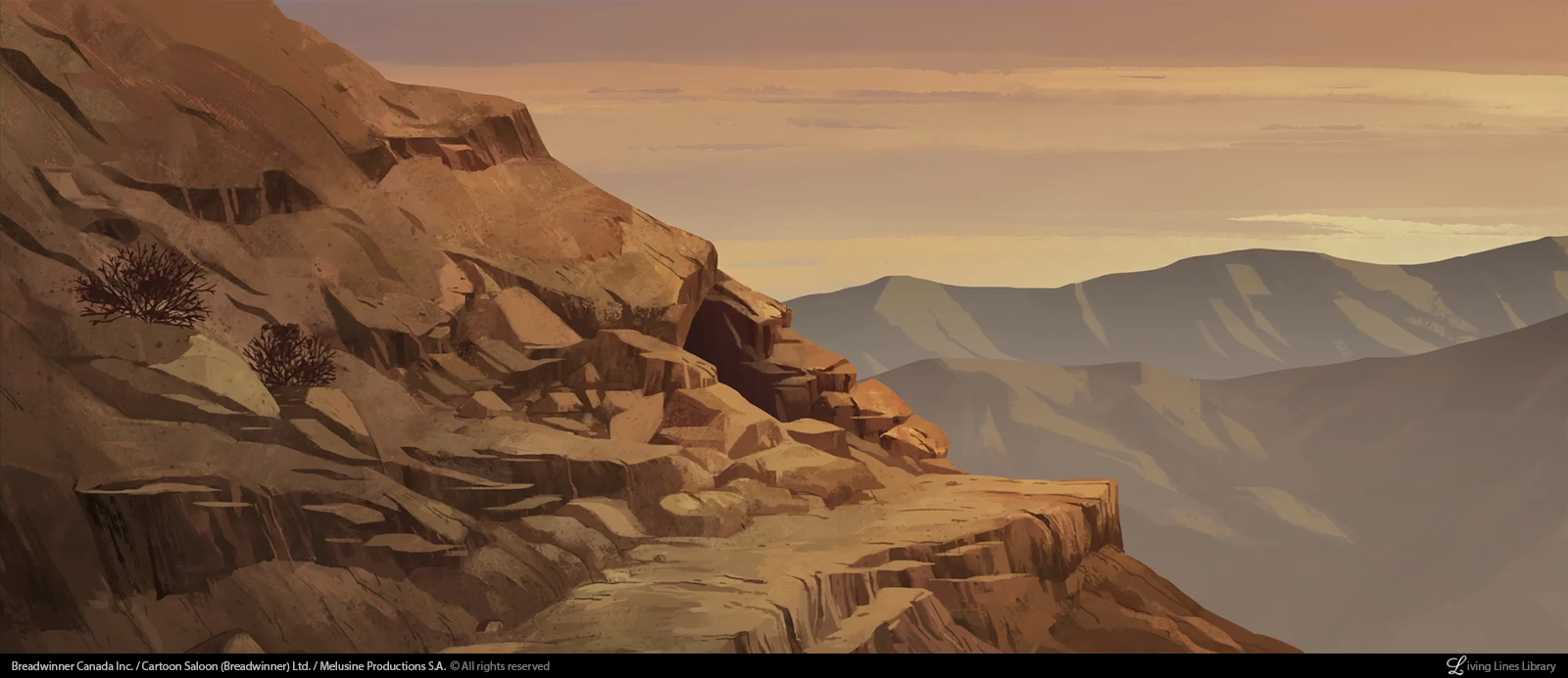 Living Lines Library: The Breadwinner (2017) - Concept & Production Art