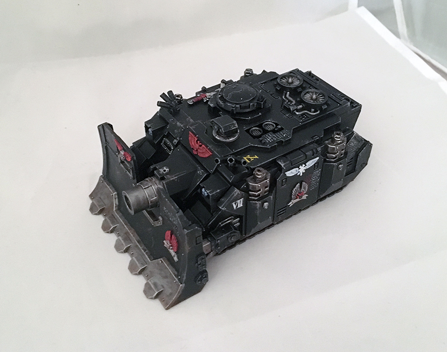 Sword of templar: Army Showcase - Black Templars - Vindicator tank