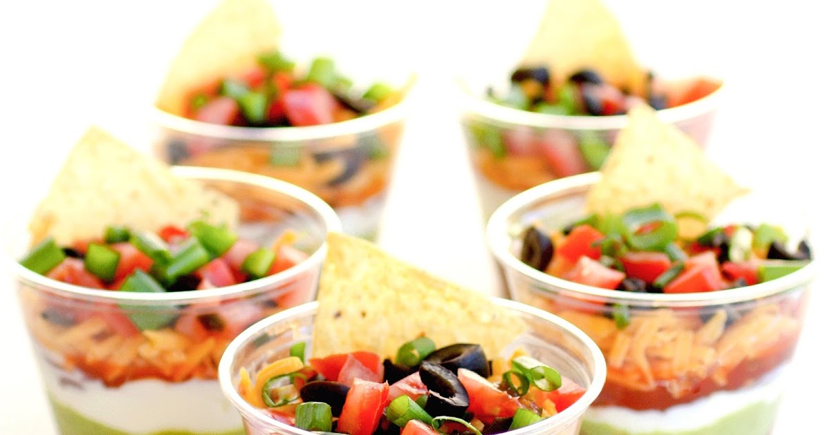 Mini 7 Layer Dips