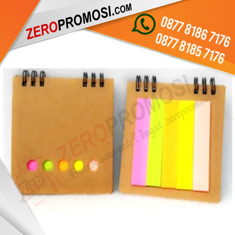Jual Souvenir Kantor unik Memo sticky note Promosi H-033 | zeropromosi ...