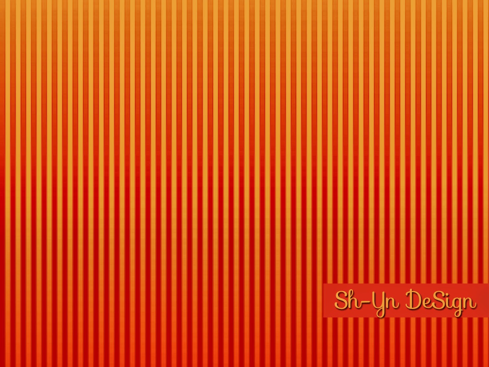 Sh Yn Design: Stripe + Frame 103 : Orange Red