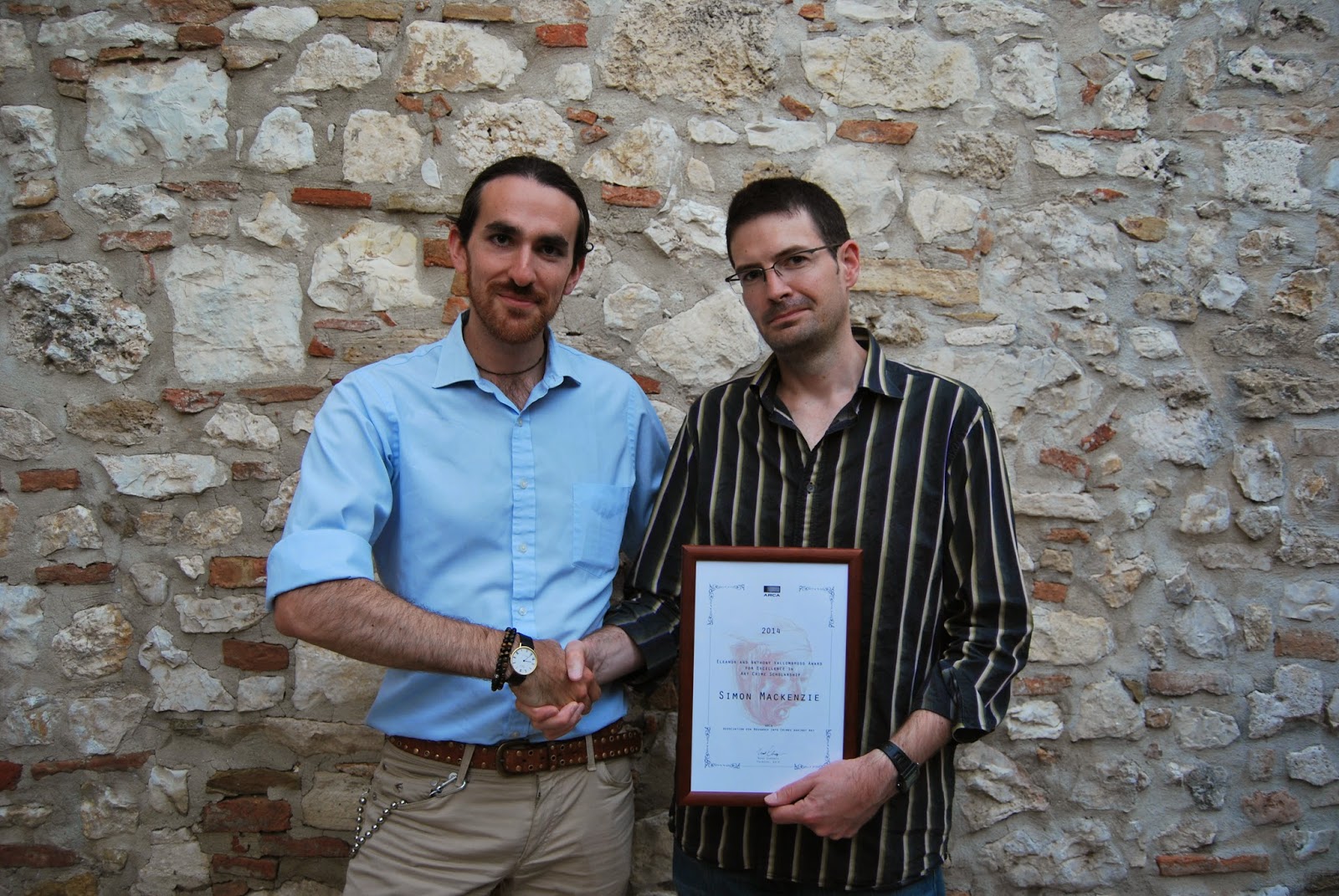 University of Glasgow's Simon MacKenzie received Eleanor and Anthony ...