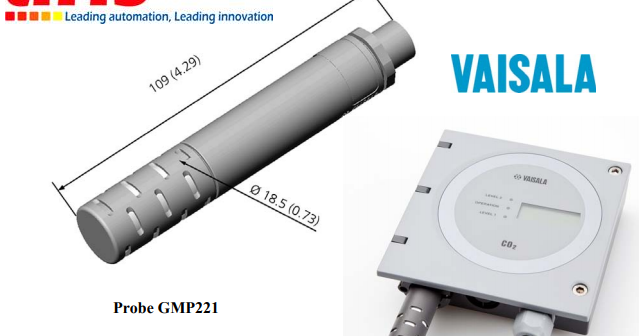 Đại lý Unitronics Viet Nam: Đầu dò Carbon Dioxide GMP221 J0N0 cho ...