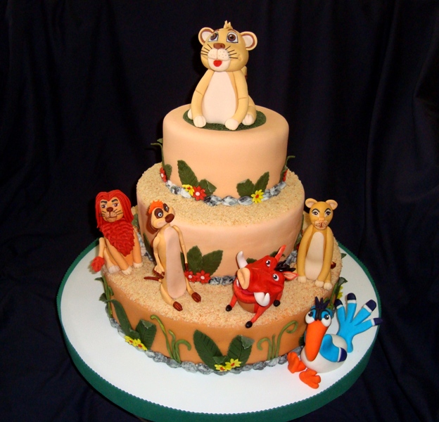 ARTE DULCE LORI: TORTA REY LEON (SIMBA)