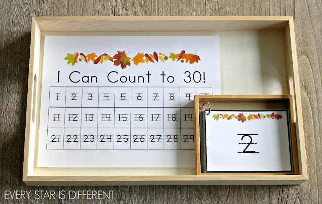 Fall Counting Activities for Preschoolers with a Bonus Free Printable ...