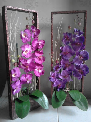 Pondok Dahar Lauk Jogja: Pigura Bunga Rangkai 3D - Vas Kayu Gantung ...