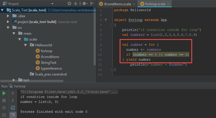 Share my learning's: 6)Scala programming constructs: for,while and do ...