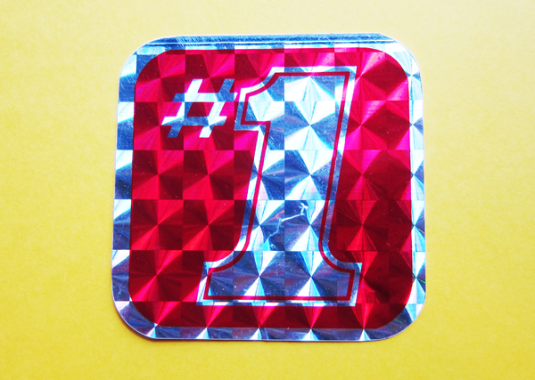 Frankie's Apartment: Number One Sticker from the 70's