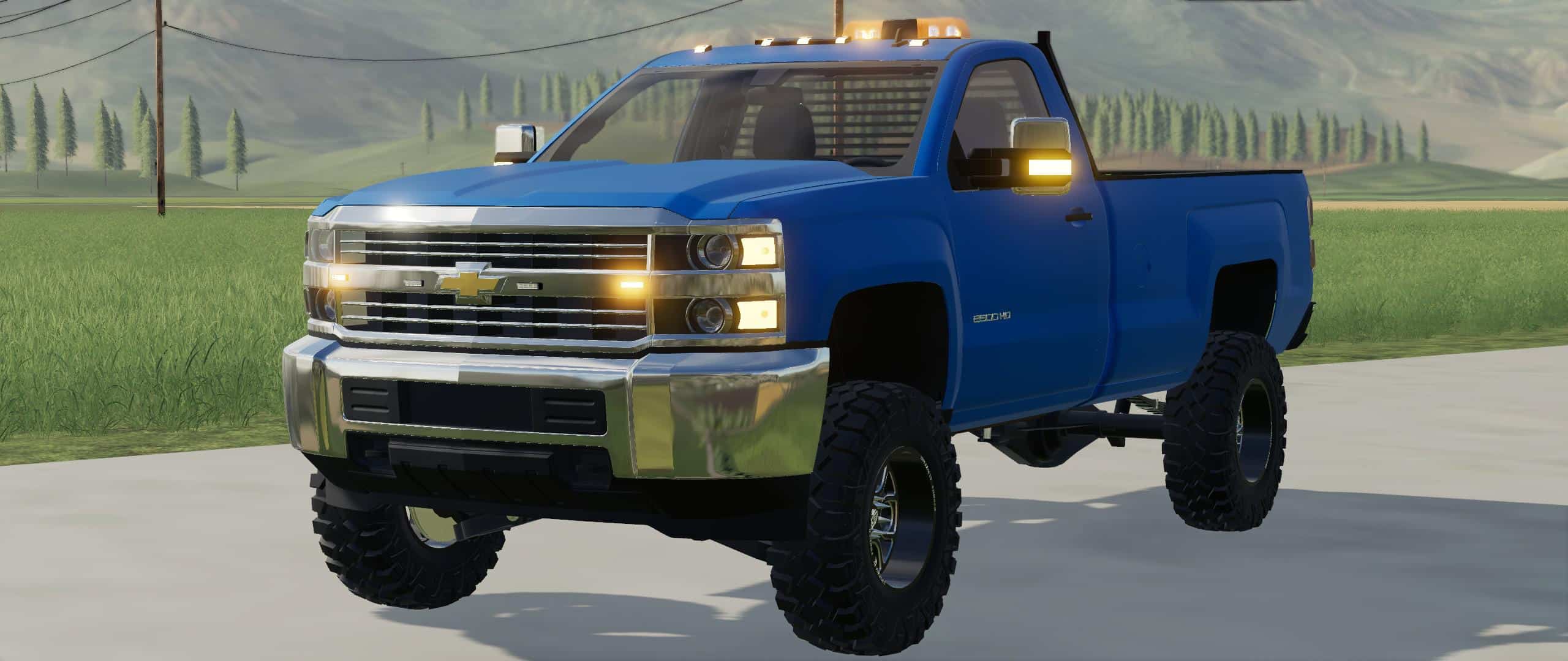 FS19 Lifted 2017 Chevy Silverado 2500 v1.0 - FS 19 & 22 USA Mods Collection