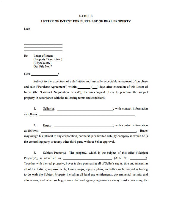 Non Binding Letter Of Intent Template ~ Resume Letter
