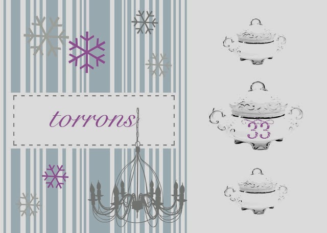 cotó de sucre: Torró de massapà amb codonyat i pinyons