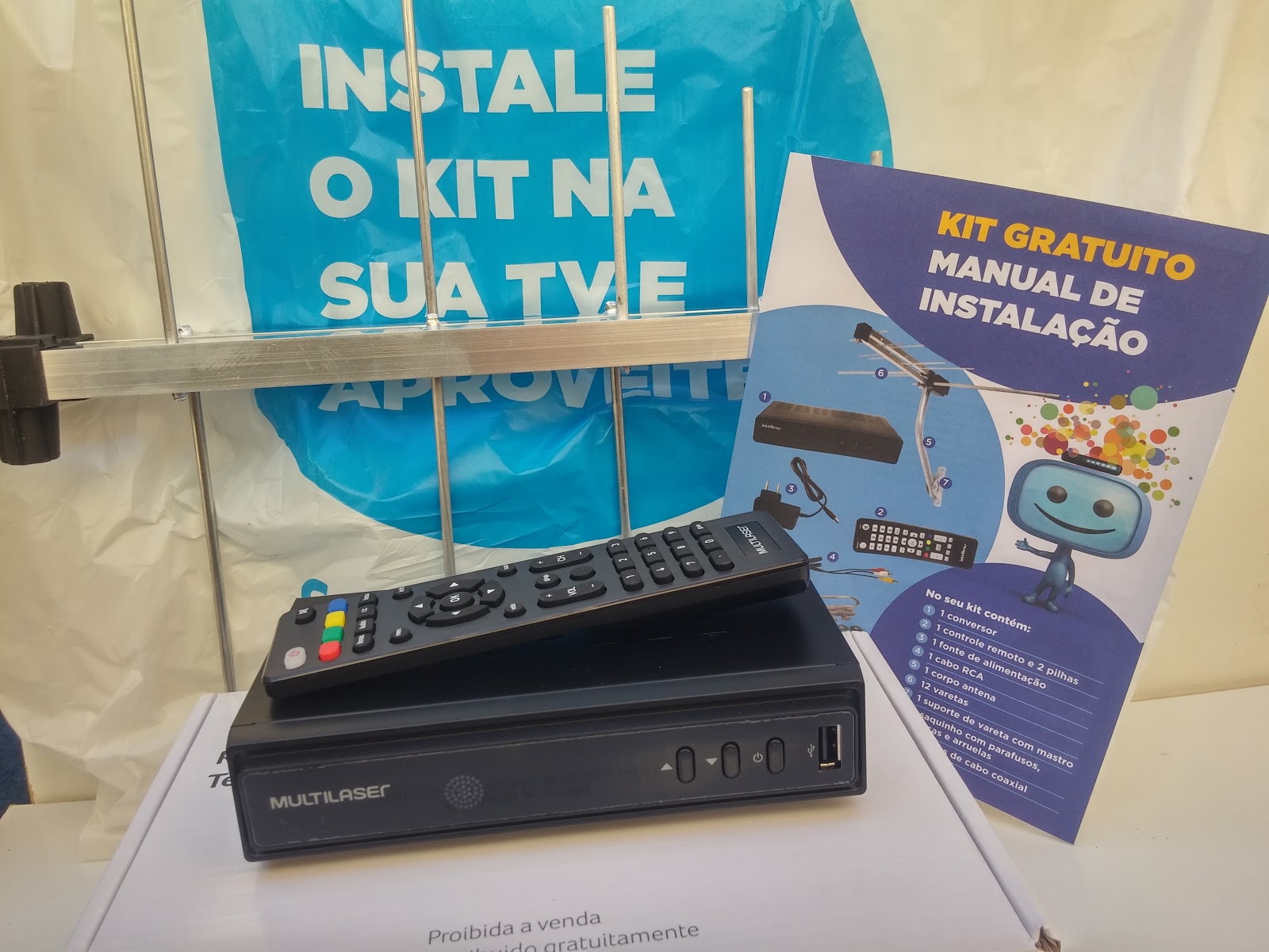 DICAS DA NINA: TV Digital Kit Gratuito