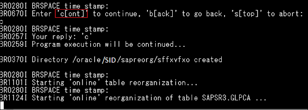 Table Reorg using Brtools - SAP Basis Genie