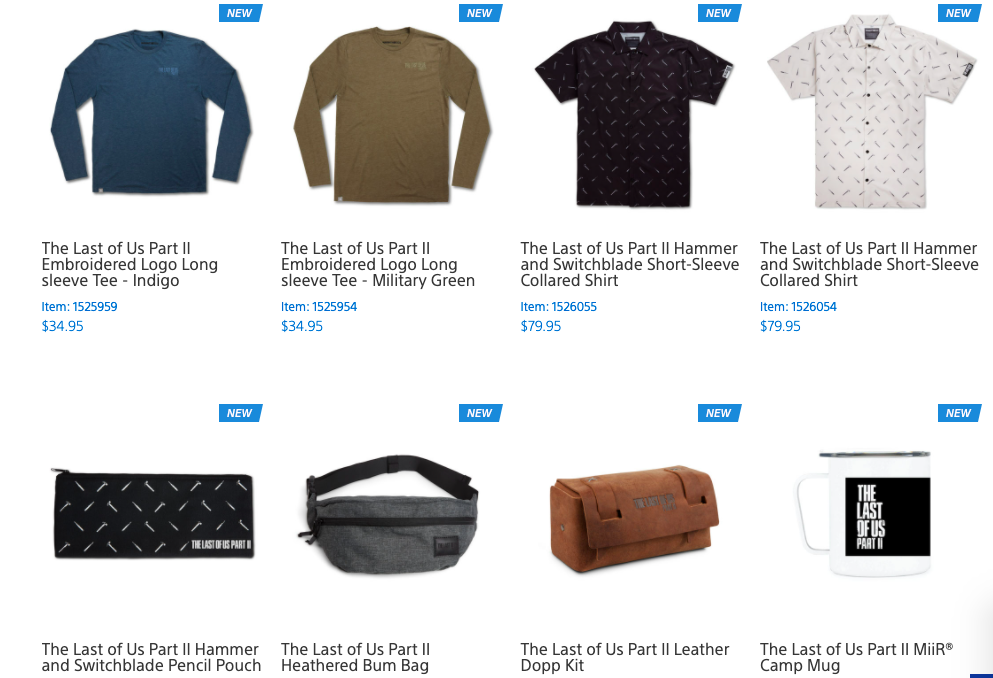 The Last of Us Source: NEW Merch drops for The Last of Us Part II 1 ...