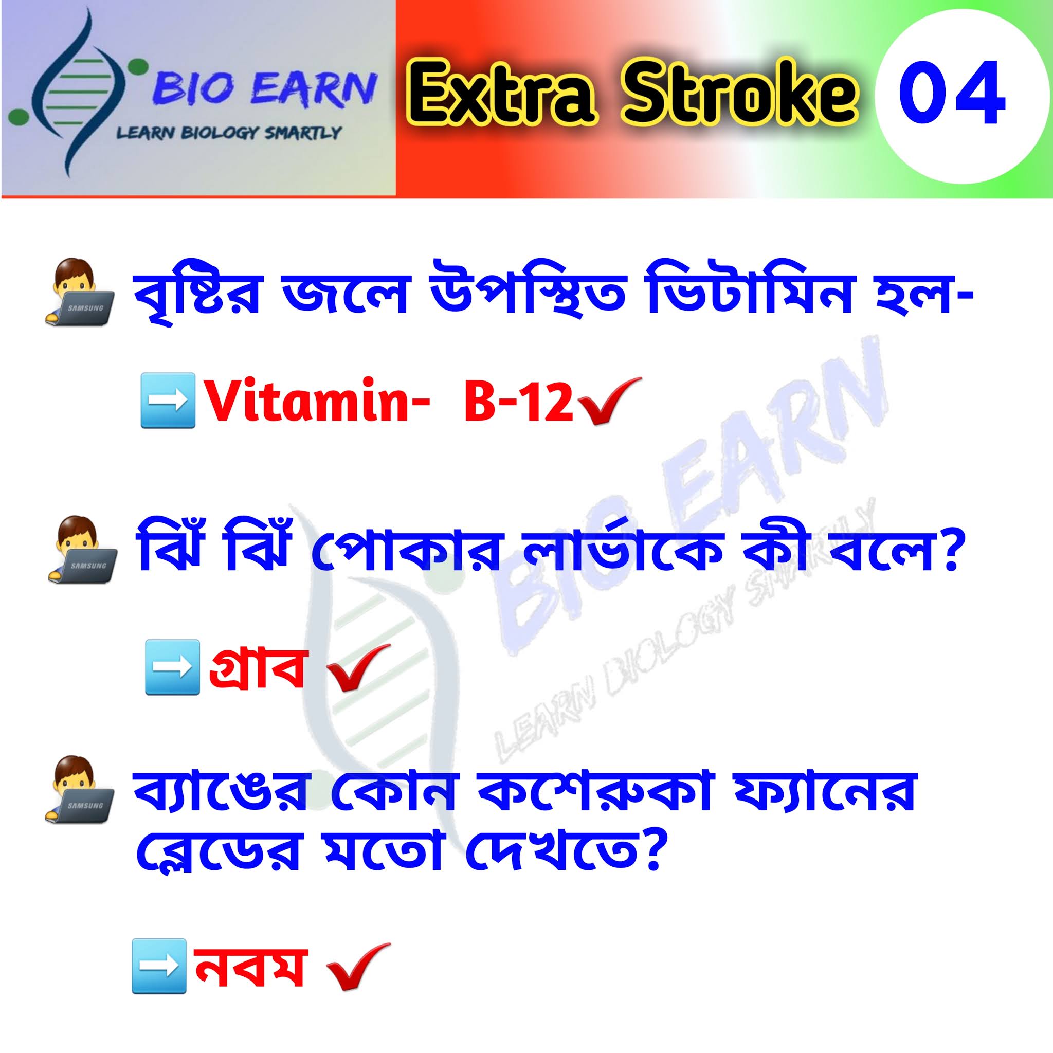 Extra Stroke Biology Question |Mcq Biology