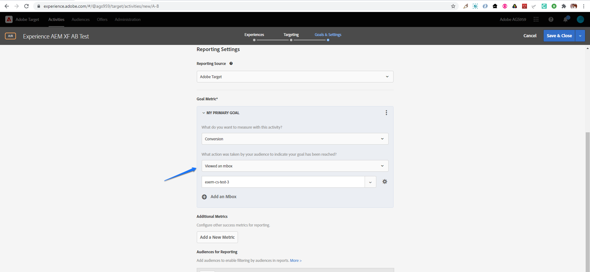 Experiencing Adobe Experience Manager Aem Cq Aem Cloud Service Create Adobe Target Offers