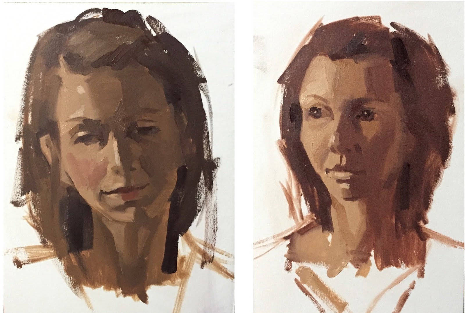 Limited Palette Portrait Painting at Eileen Hoffmann blog