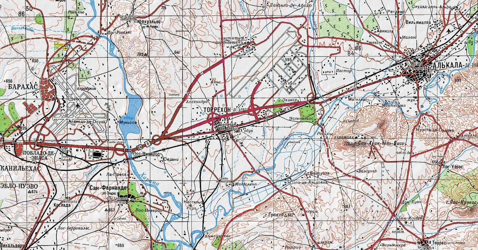 Cartografía Digital: Mapas militares soviéticos.