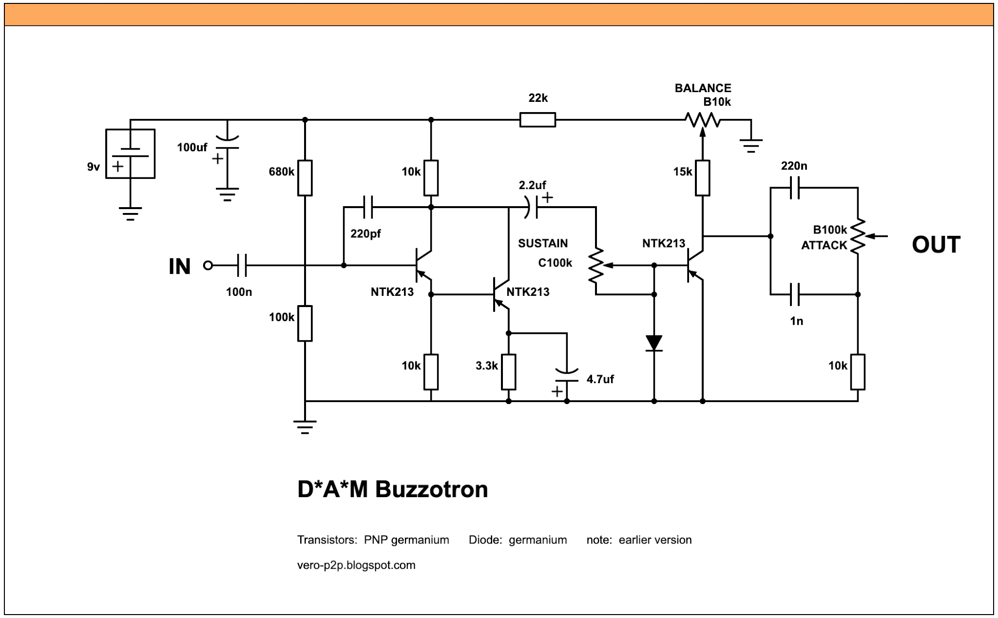2020 | Guitar Effects - Vero - Point to Point - Tag Board Layouts
