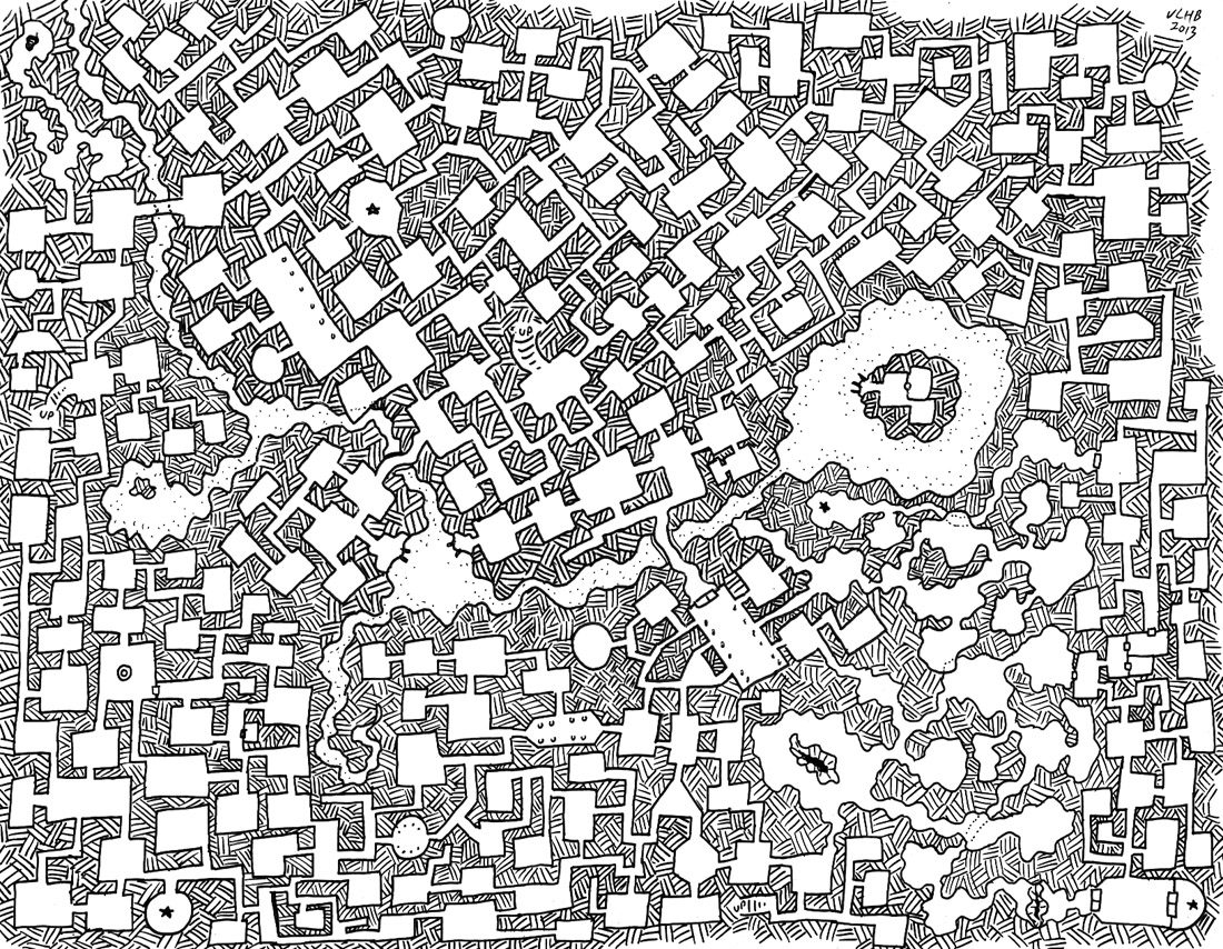 Bernie the Flumph: Mini-Mega-Dungeon [Mini-Map Monday]