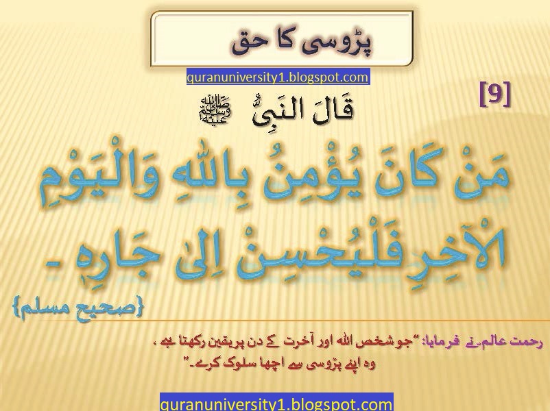 Quran University 1: Hadees