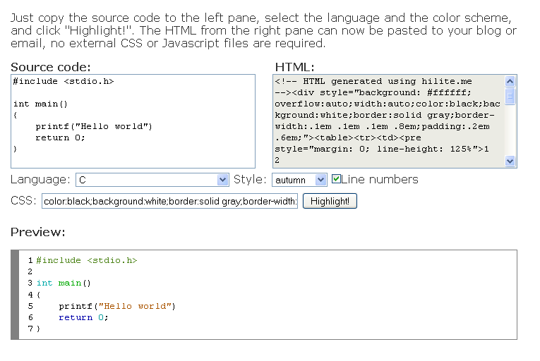 Add/Embed Code snippet box on blog with syntax highlighting | Tech ...