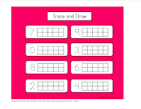 Teachers R US: Math Center using Numbers 0-30 Activities in Ten-Frames ...