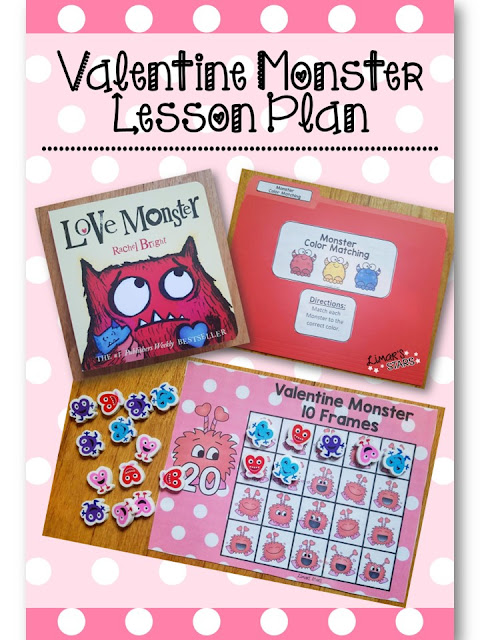 Valentine Monster | Mrs. Limar's Stars!