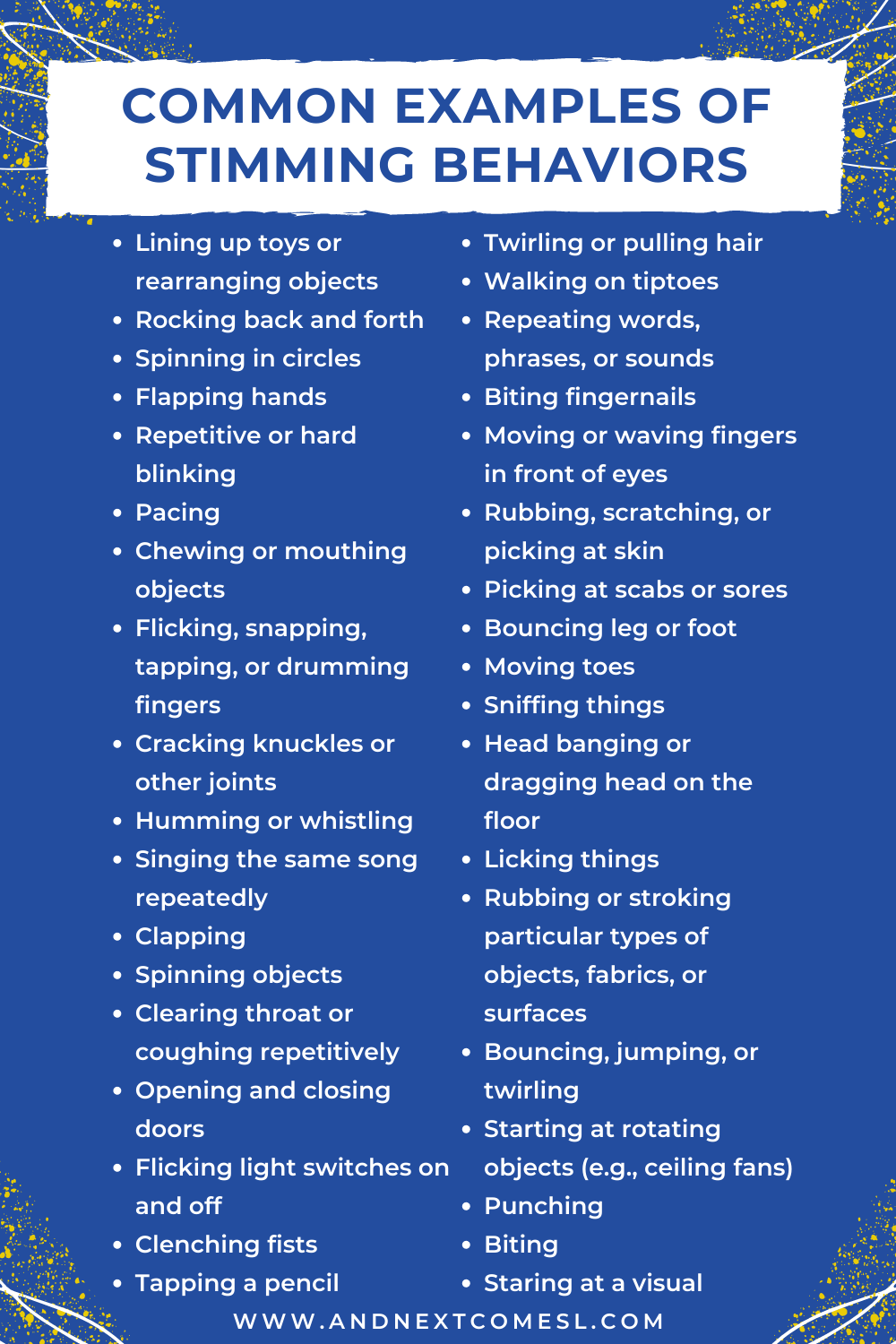 Stimming Behaviors in Autism: A Look at Common Types & Examples | And ...