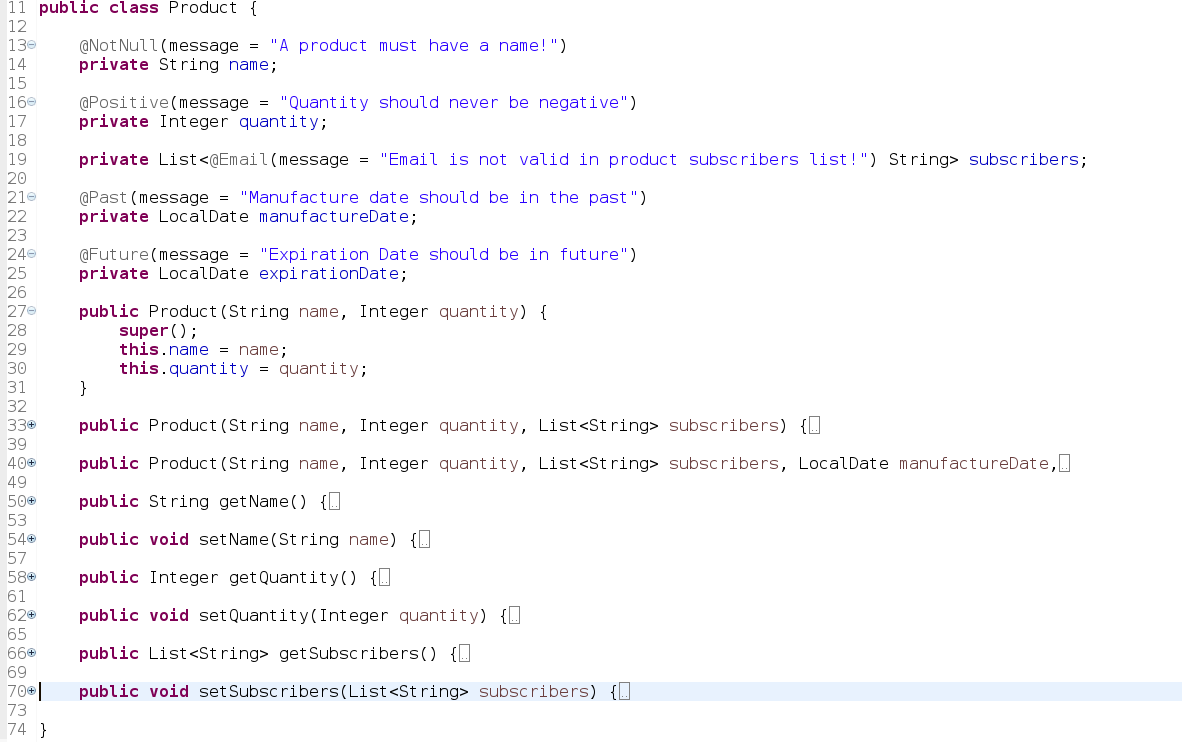 FXApps: Testing Bean Validation 2.0