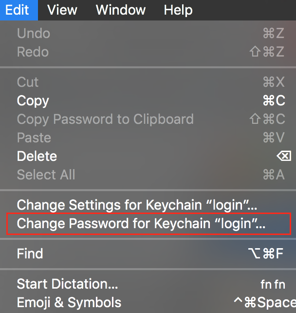 Keychain Issue After Password Change ImpDossier Keychain Issue After Password Change ImpDossier