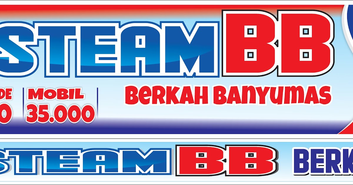 Desain Spanduk Steam Motor / Laris Manis Cobain 5 Contoh Spanduk Cuci ...
