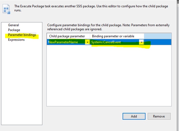 Microsoft Business Intelligence: Execute package task in SSIS
