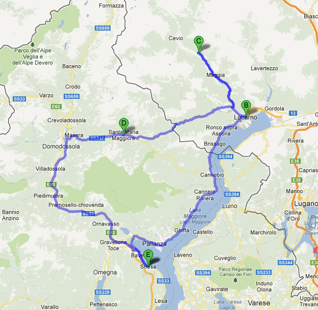 The Almost-Lago-Maggiore-Express Loop