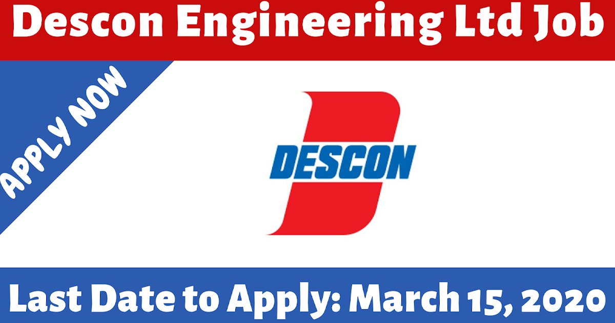 Descon Engineering Limited Job Lead Engineer Design Civil & Structures 2020 - Engineering Career ...