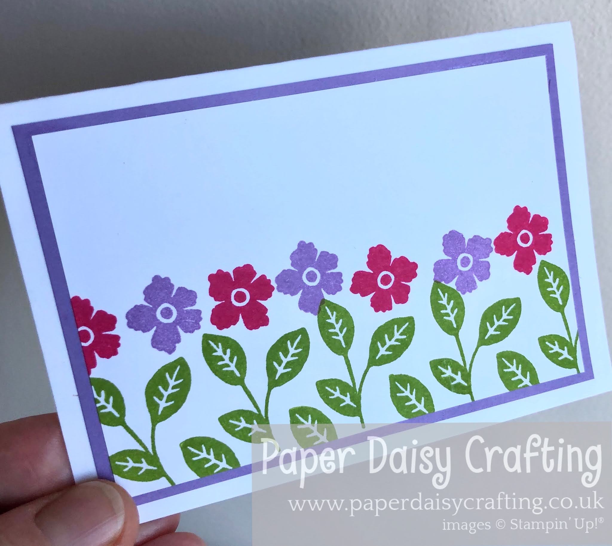 Paper Daisy Crafting: #9 Card Making for Beginners - Using Stampin ...