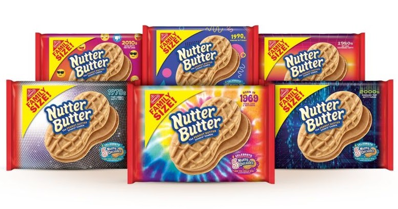 Nutter Butter Celebrates 50 Years with Special Packaging for Each ...