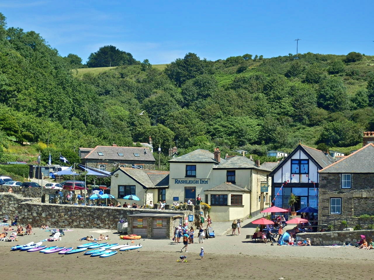 Mike's Cornwall: Photos of the Magical Polkerris Harbour, Cornwall on a ...