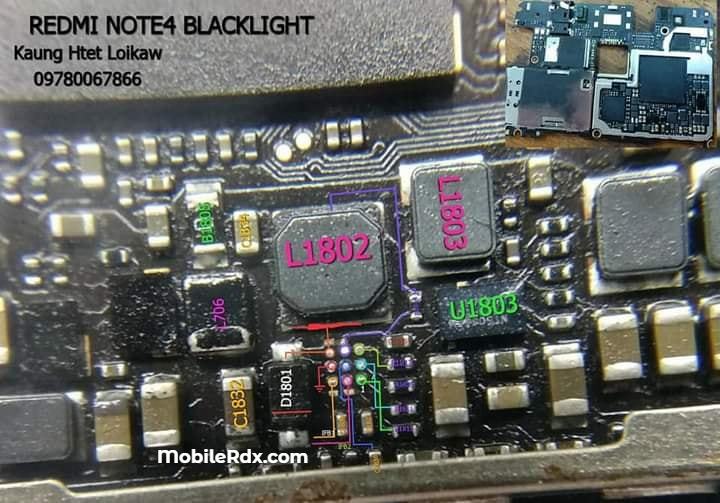 Xiaomi Redmi Note 4 Backlight Ways - iFixitvn.com