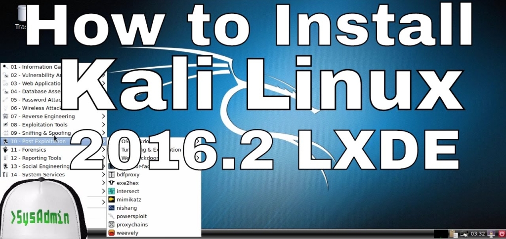 How to Install Kali Linux 2016.2 LXDE Desktop and Review on VMware ...