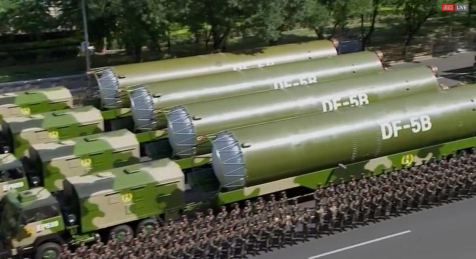 Asian Defence News: PLA's new DF-5B liquid-fuel ICBM operated by Second ...