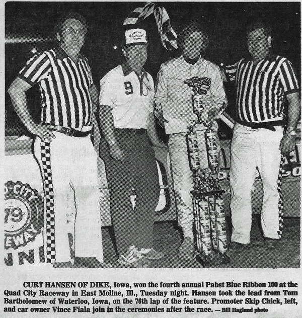 Midwest Racing Archives: The Pabst Blue Ribbon 100