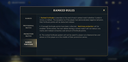 Wild Rift Ranking System