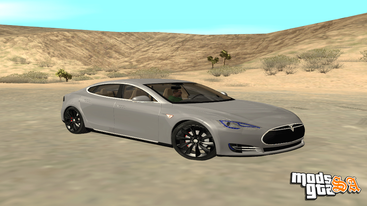 Mods GTA San Andreas: Tesla Model S 2014