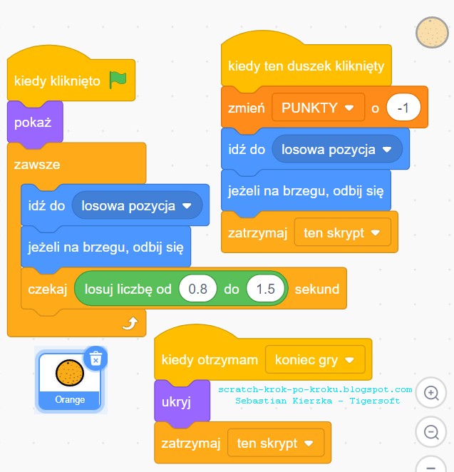 Scratch krok po kroku: Zgadywanie liczby 1