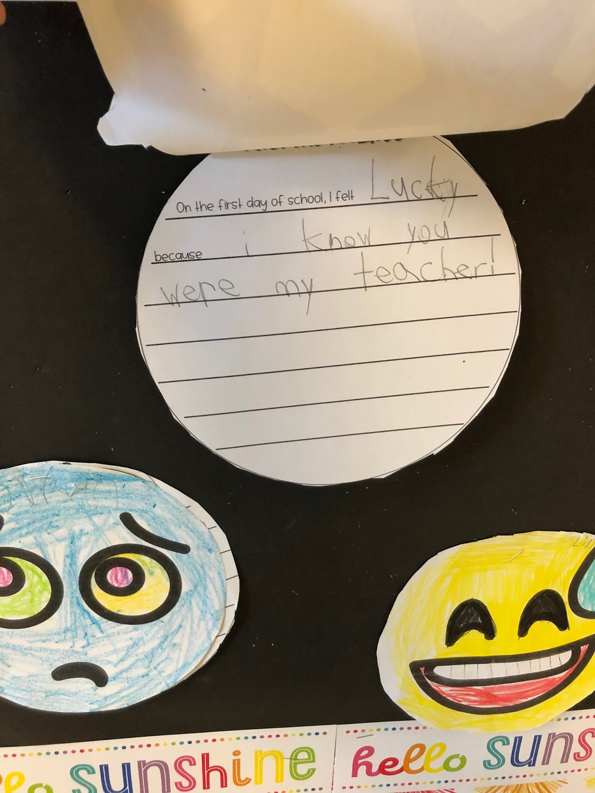 Little Mrs. Bell: Back to School Emoji Writing