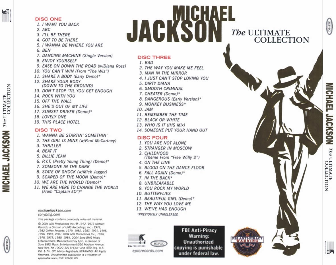 Tudo sobre o box set The Ultimate Collection - Michael Jackson (2004 ...