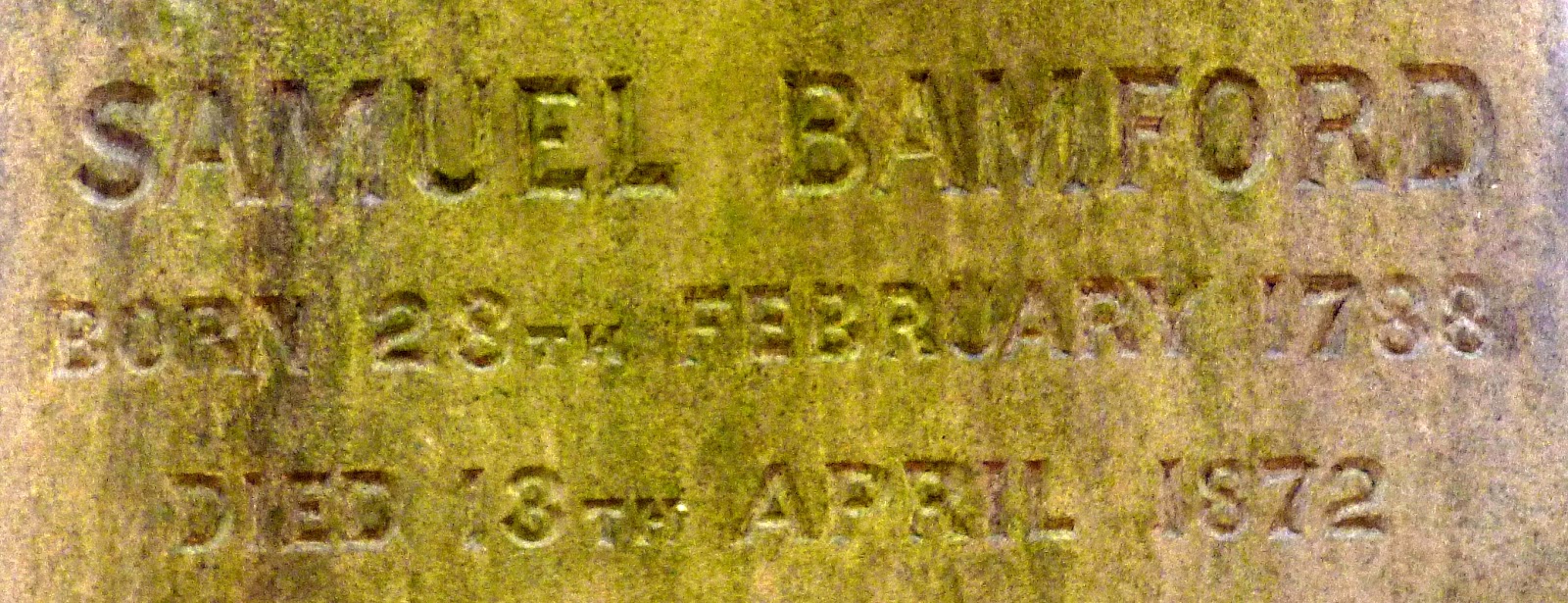 Dr Tony Shaw: Samuel Bamford in Middleton