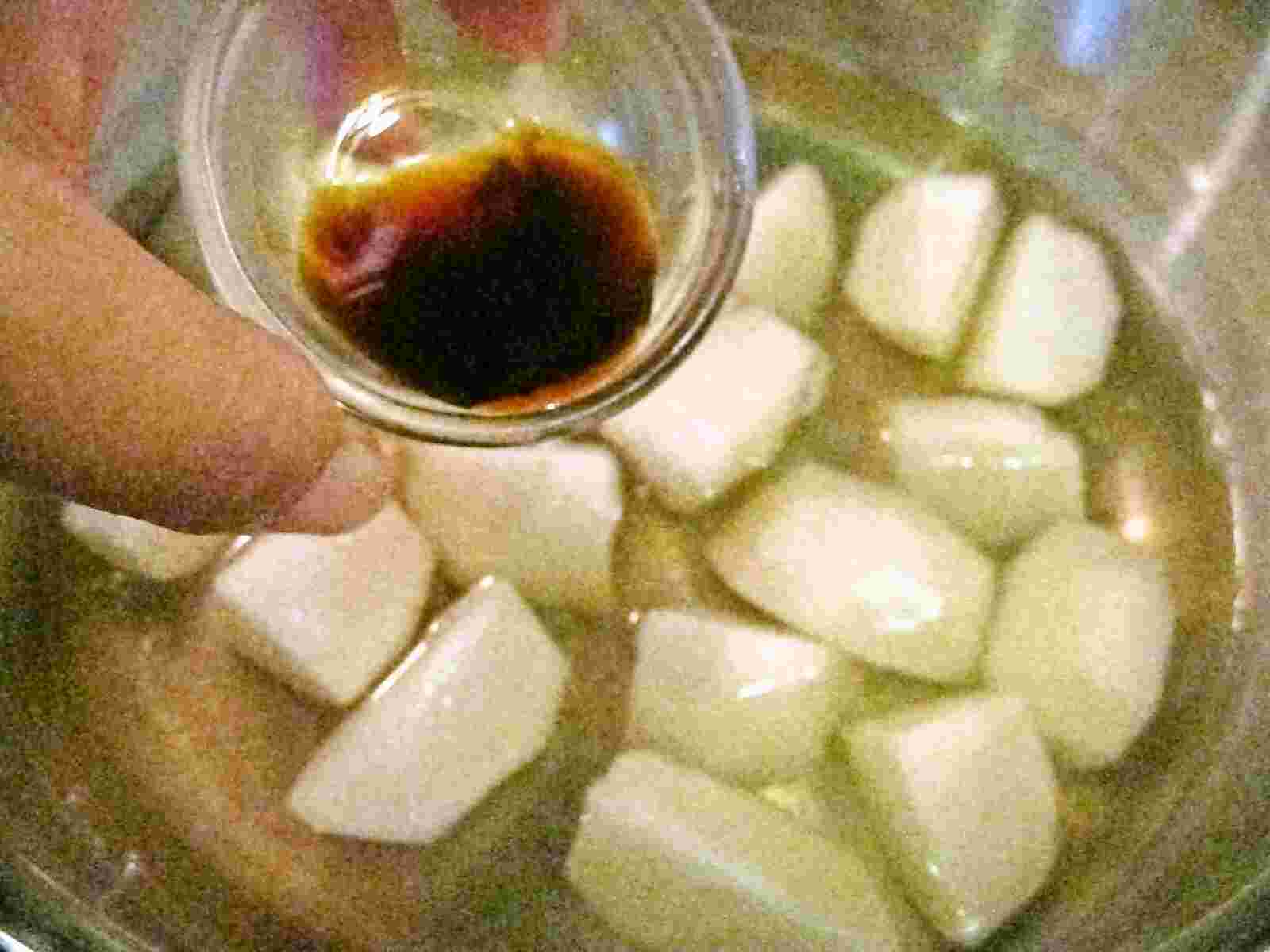 Recipes for Tom: Kabu no ebi-ankake / Japanese turnips with thickened ...