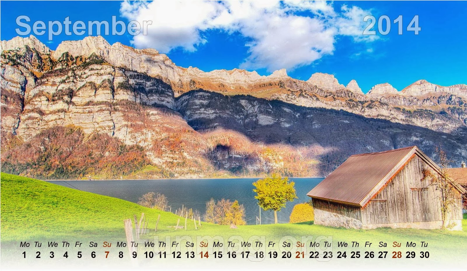 Aspundir: Nature Calendar 2014